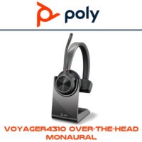 Poly Voyager4310 Over-The-Head Monaural Headset Kuwait
